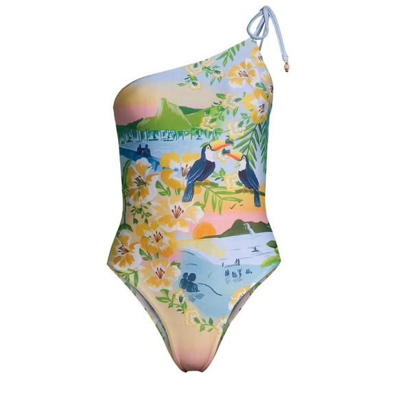 FARM Rio | Swim | Farm Rio Colorful Rio One Piece Swimsuit | Poshmark